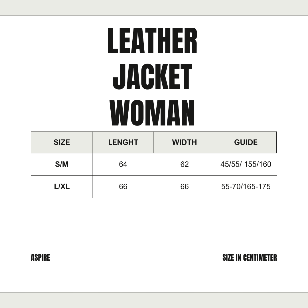 Violet leather jacket – Aspire